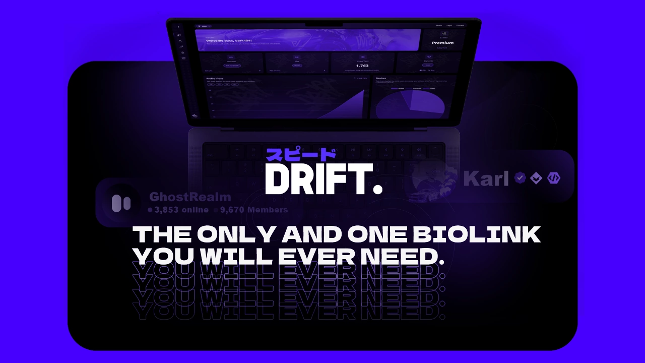Drift. - Create Your Personalized Bio Link